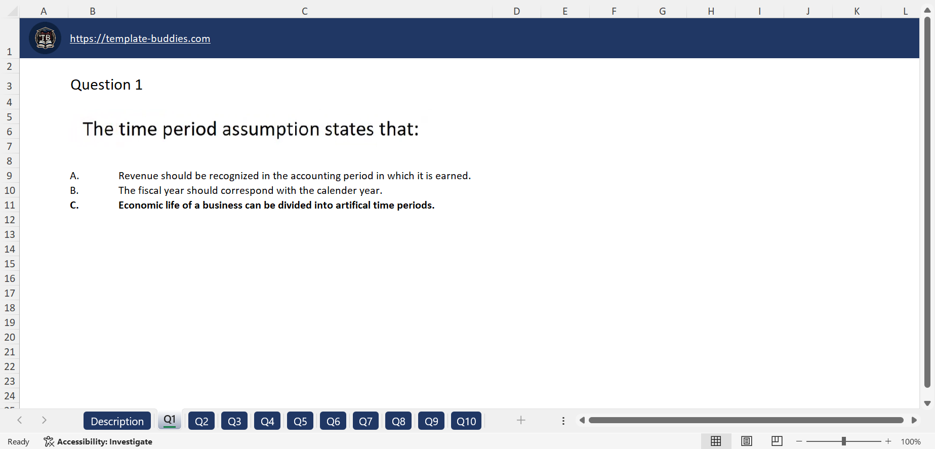 Adjusting Entries Multiple-Choice (2024) – Template Buddies