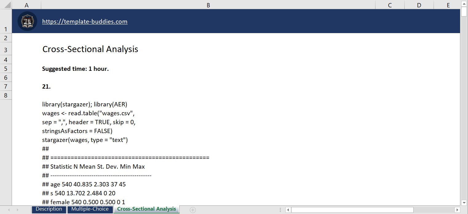 AEF – Practice Exam (2017) – Template Buddies