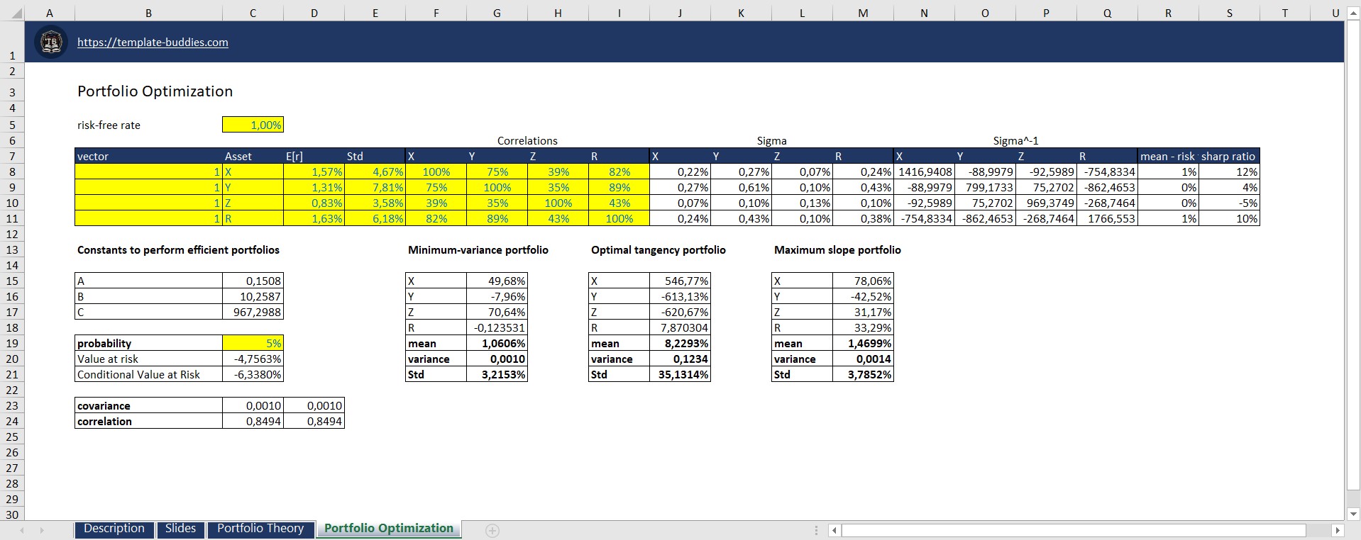 Lecture 7 – Portfolio Theory (2022) – Template Buddies Lecture 7 – Portfolio Theory (2022) – Template Buddies